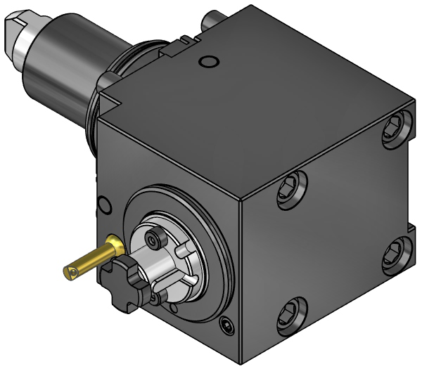 Wto BMT-65 Right angle milling unit with combination mill arbor For ...